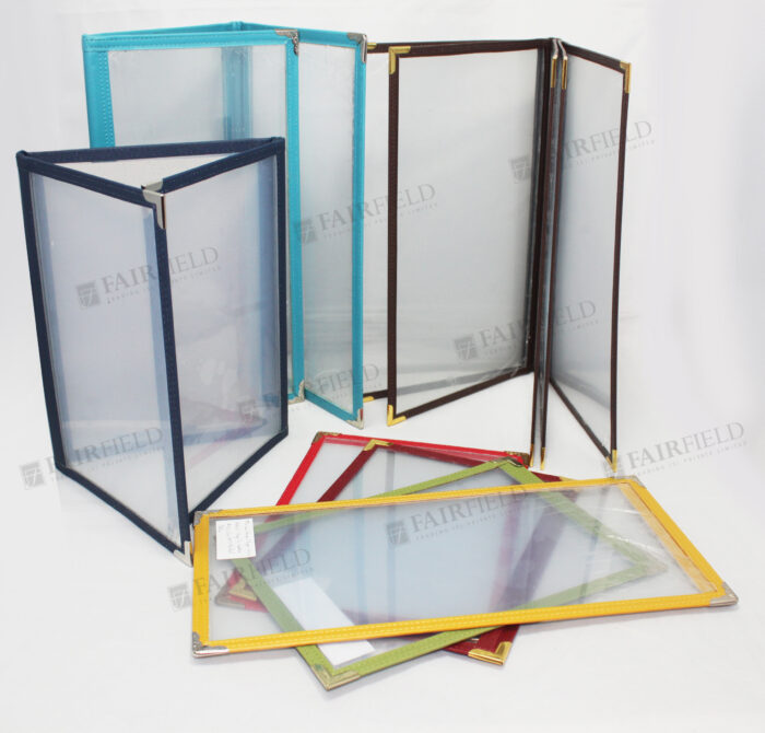 Transparent Menu Folder (2-3 Fold) - Fairfield Trading (S) Private ...